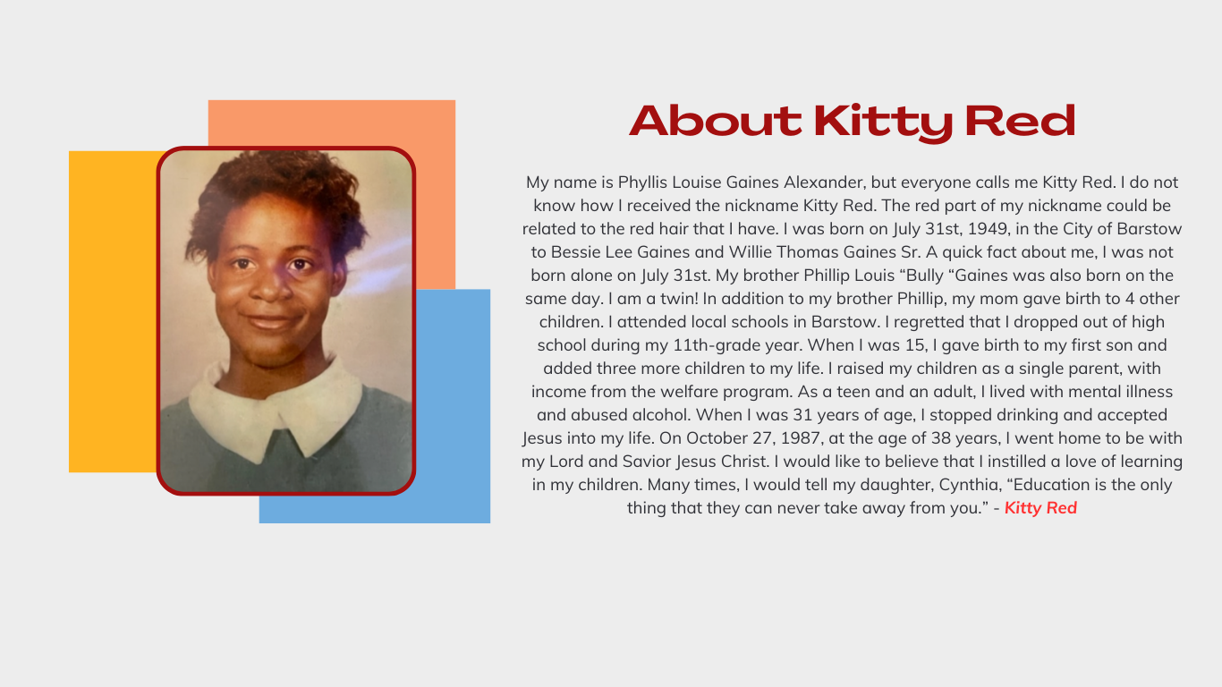 About – Kitty Red Foundation